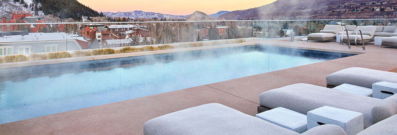 Rooftop Pool | Residences at The Little Nell